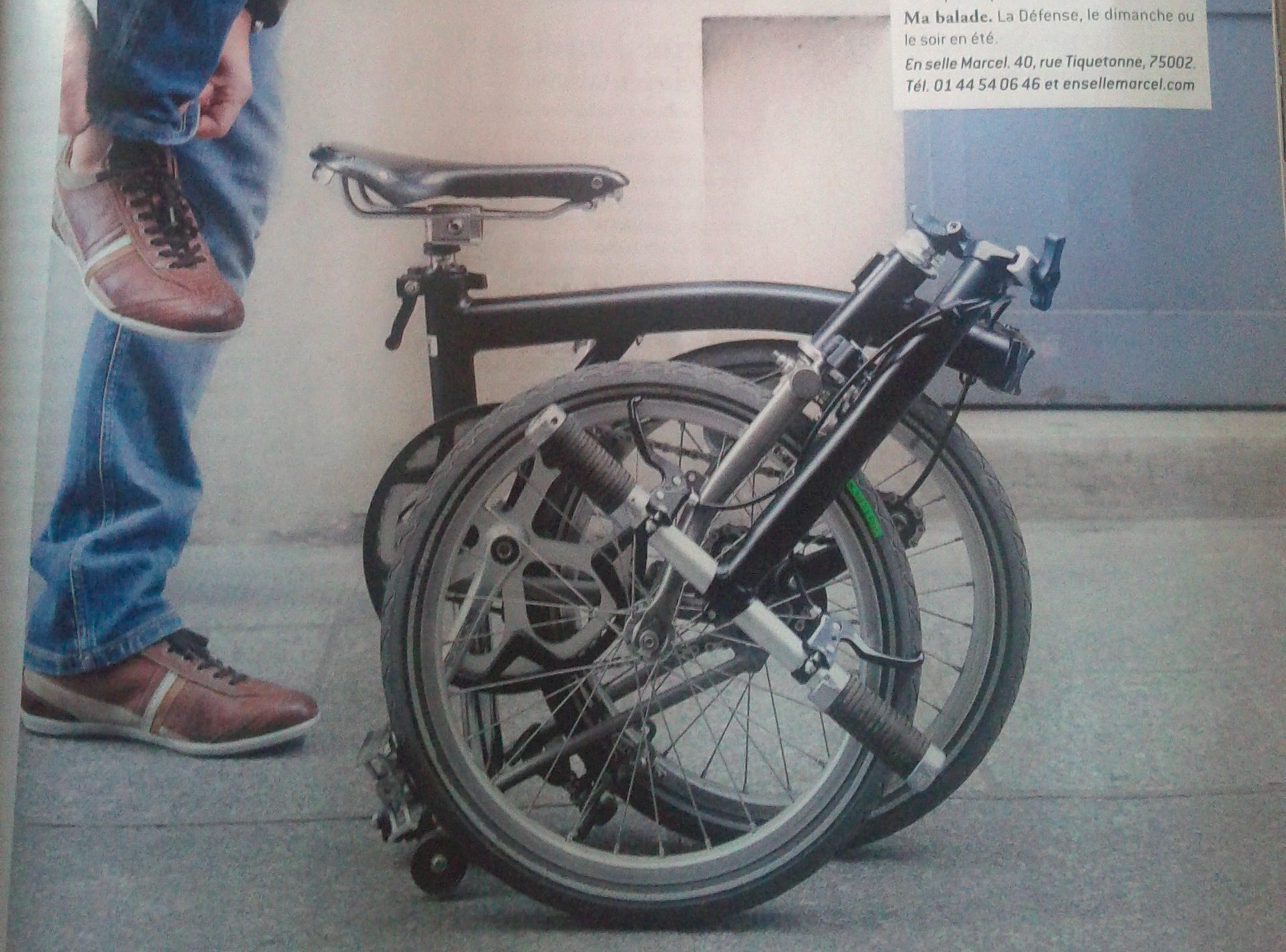 Brompton, un vélo pliant – Stephane Leduc